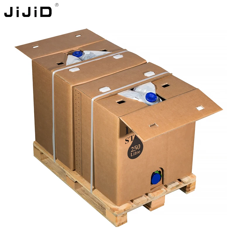 Jijid 1000l Cube Intermediate Bulk Containers Foldable Paper Ibc Bag ...