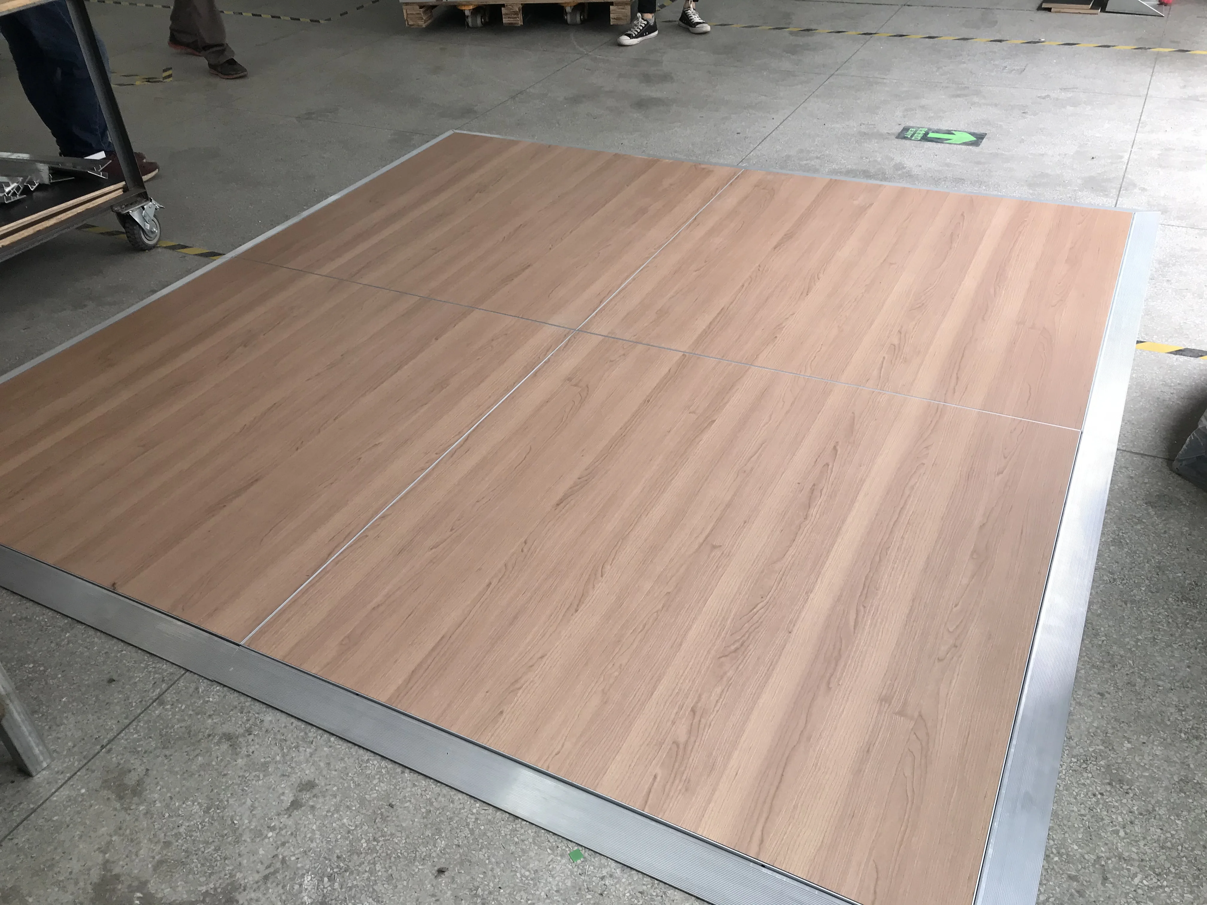 TM 3x3' SICO Snap Lock Outdoor Waterproof PVC Teak Wood Portable Cam ...