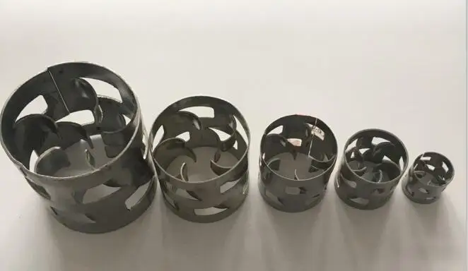 304 316L 410S 2205 Metal Pall Ring for Distillation Columns