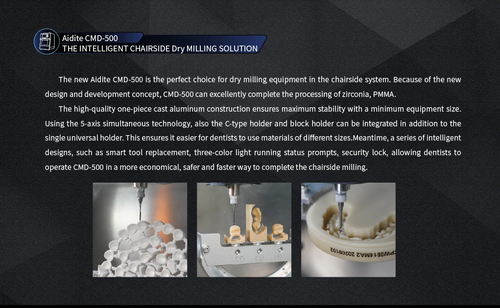 Aidite CMD-500 5 Axis Dental Milling Machine - High Quality