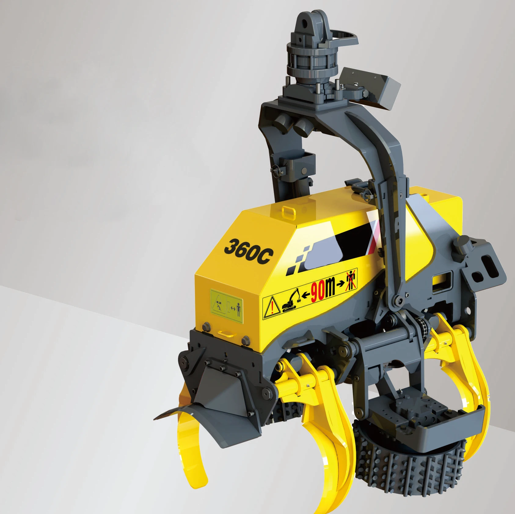 Harvester Heads Forestry Hydraulic Tree Cutting Shear Felling 360 ...