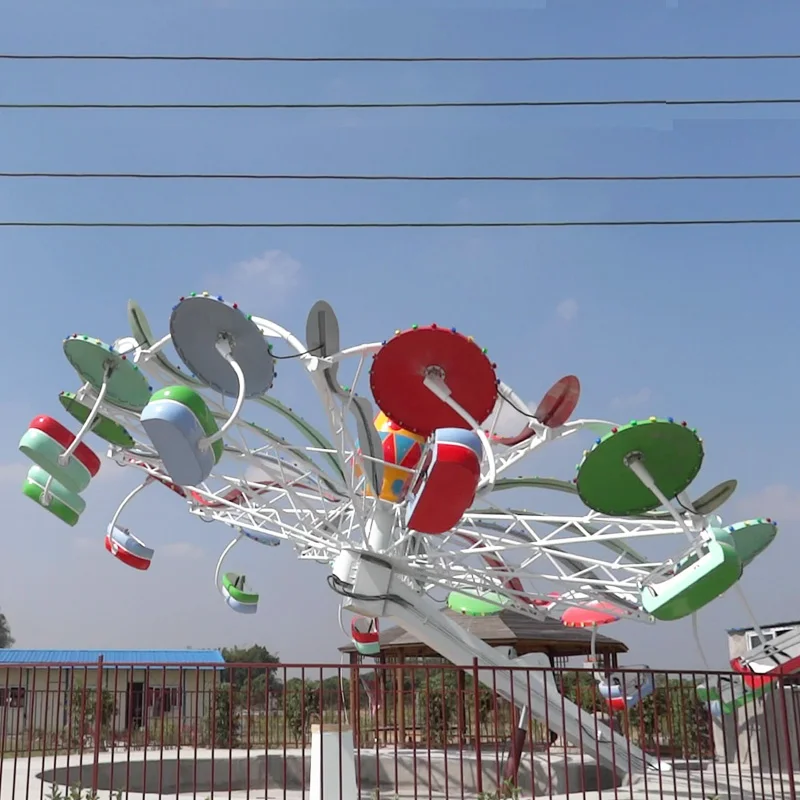 Double Flying Rides - Fairground Attractions Twister Paratrooper