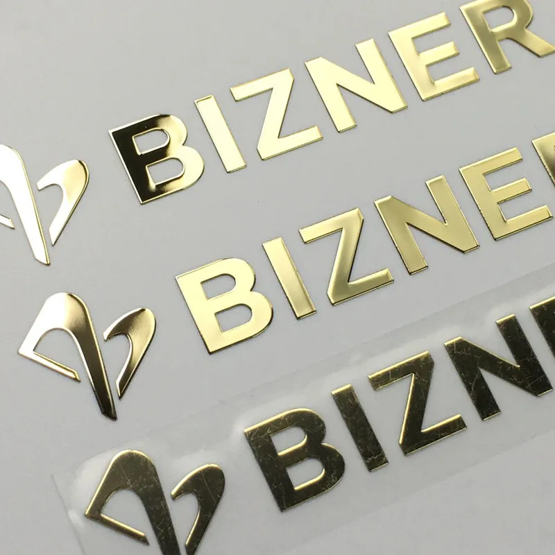 Oem Diy Custom 3d Uv Logo Metal Logo Sticker Thin Transfer Sticker With ...