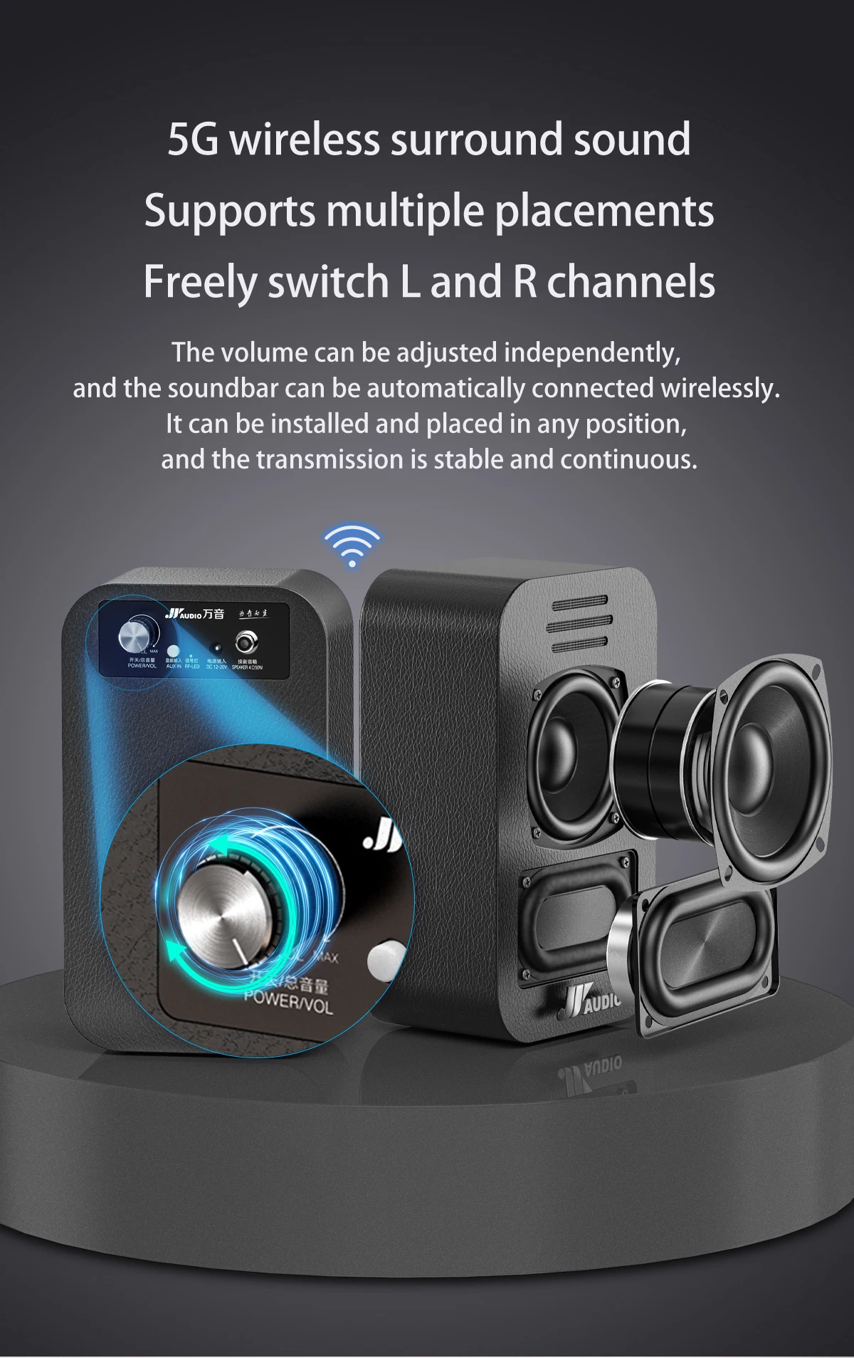 5.2 Channel Home Theater System Bundle: Soundbar, 2 Wired Subwoofers, 2 ...