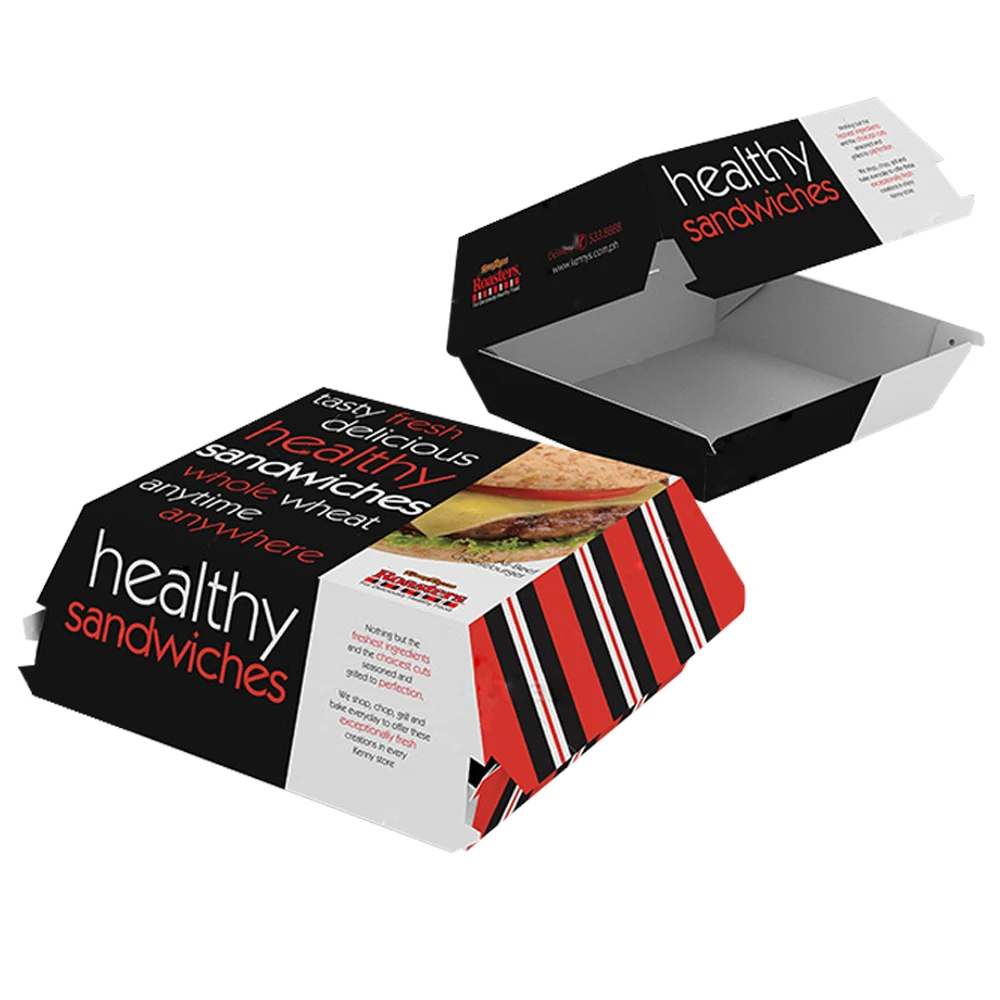 Wholesale KFC Fried Chips Burger Fast Food Packing Box