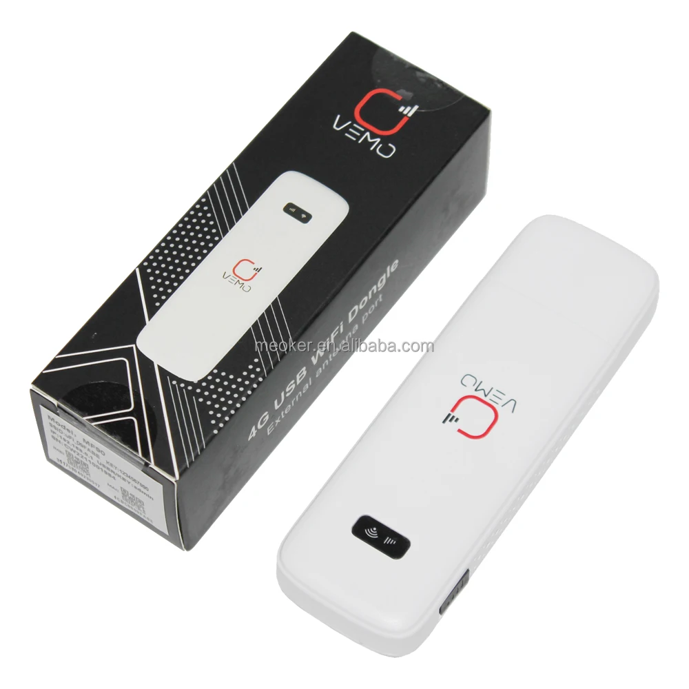 Cat4 150mbps Meoker U90 4g Lte Wireless Dongle Usb Sim Card Wifi Router ...