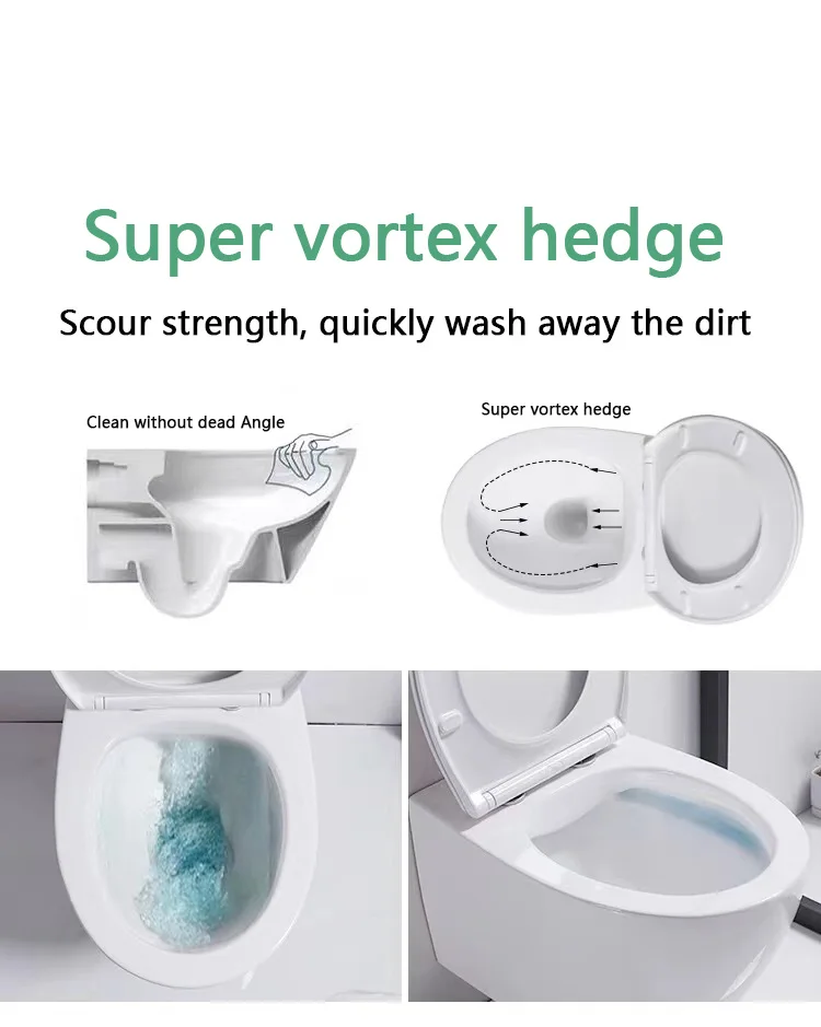 Western Rimless Type Flush Wall Hung Toilet - High Quality