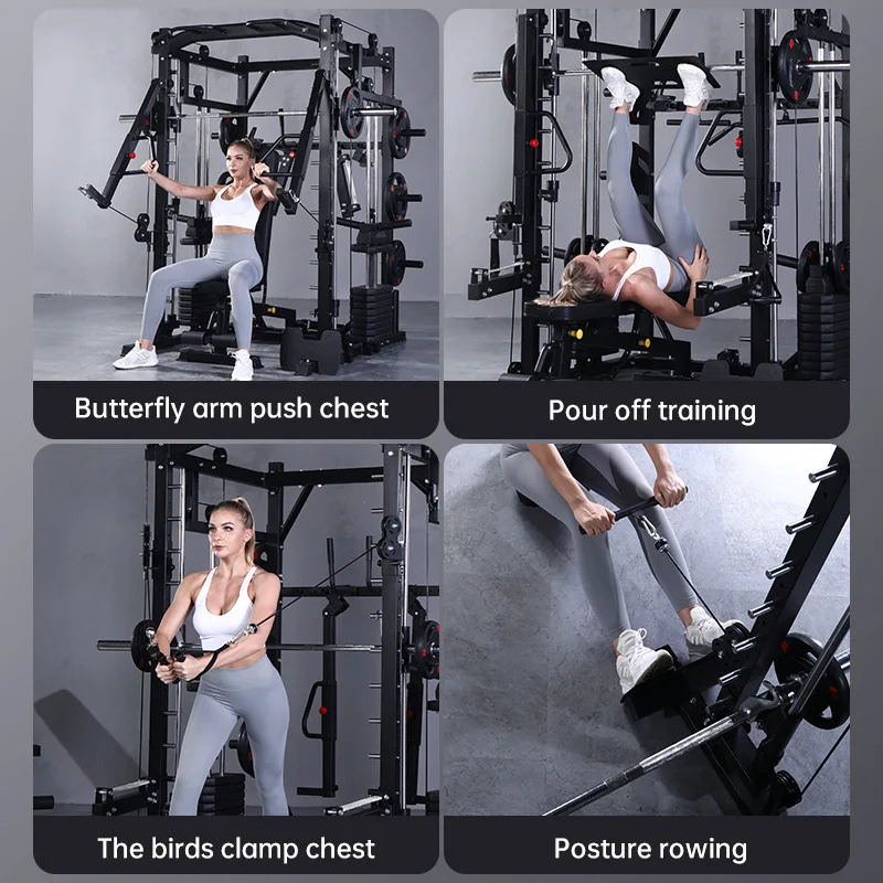Smith Machine Integrated Training Equipment for Gym Workout