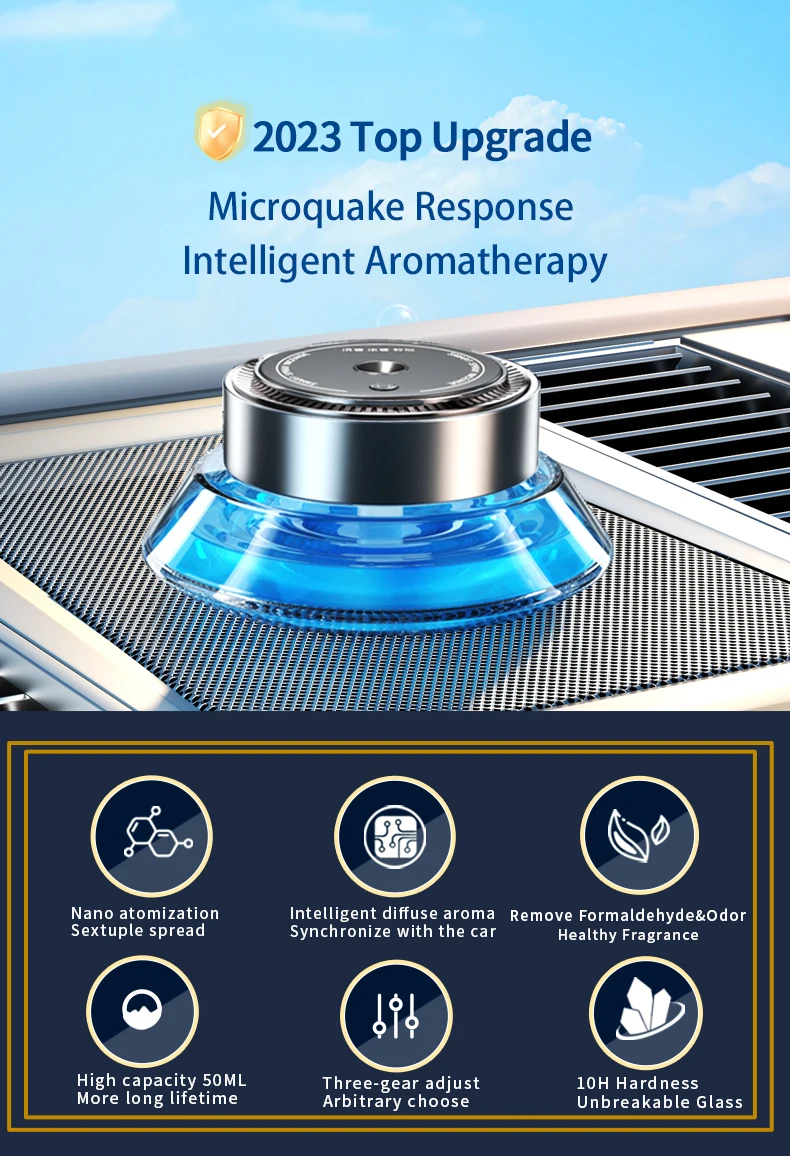 Luxury Car Cologne Diffuser - Fresh Air for Your Smart Car