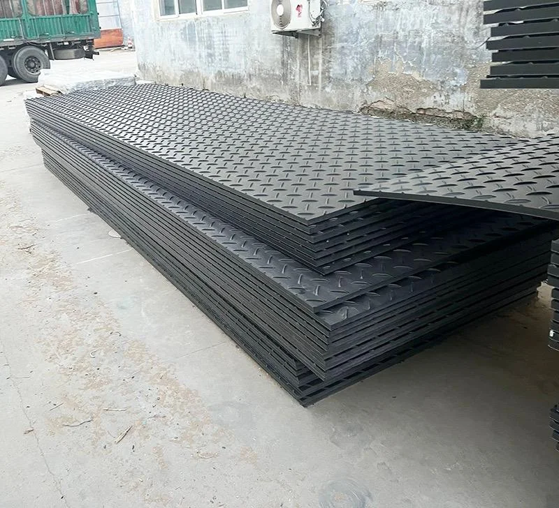 Custom Logos Hdpe Ground protection Mats Pe Sheet Track Mats System ...