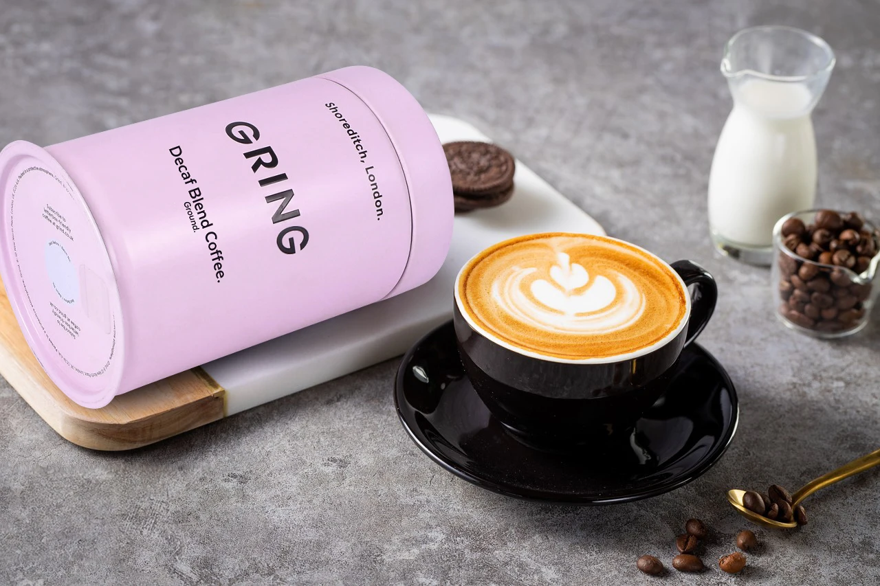 Custom Printed Luxury Food Grade Coffee Bean Tin Box