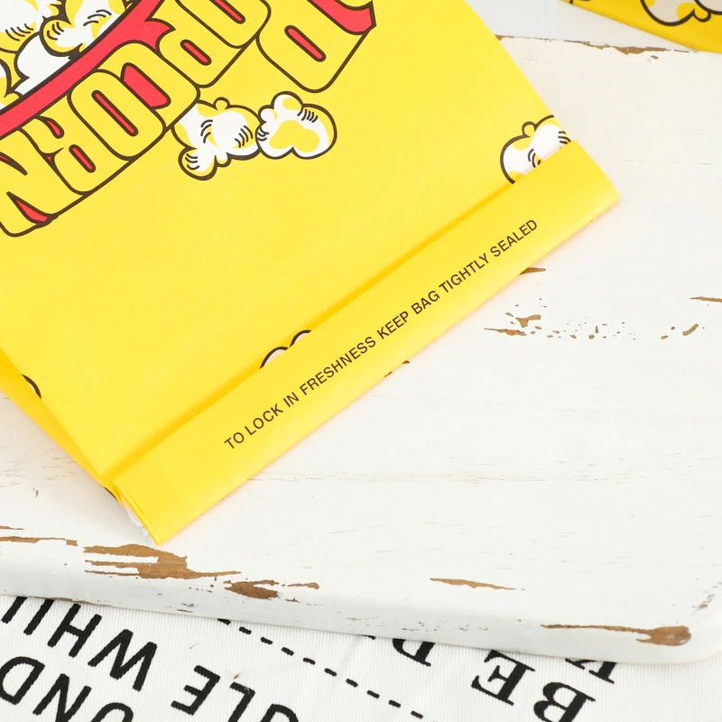 Food Grade Popcorn Packaging Custom Your Logo Print Biodegradable Paper ...