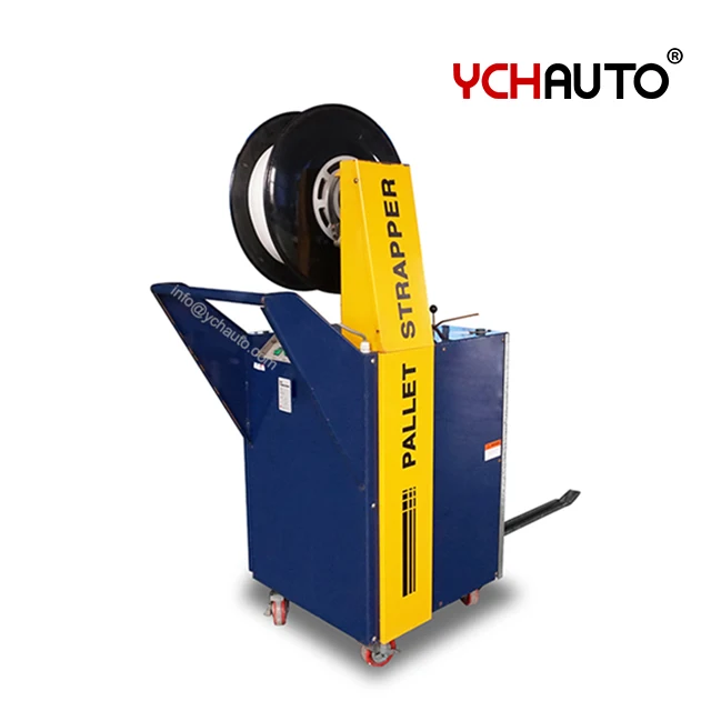 Mobile Semi Automatic Pallet Banding Machine for USA Sale