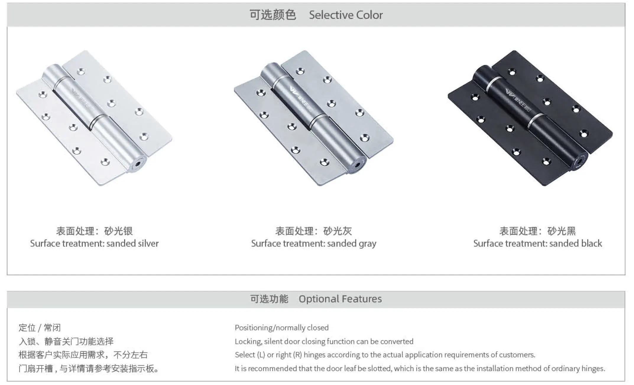 Heavy Duty Custom Window Automatic Door Hinge Stainless Aluminum Hinge ...