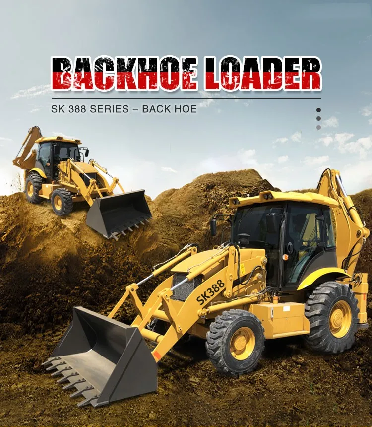 2.5 Ton 5tons Articulated Integral Body Backhoe Loader Backhoe ...