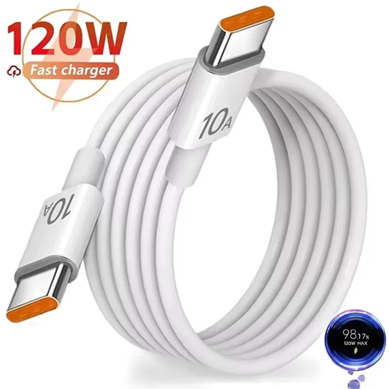 Universal 120W 10A Fast Charger PD Dual Type-C to Type-C Super Quick ...