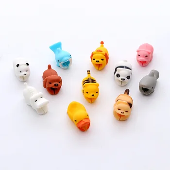Hot Cute Cartoon Cable Protector Data Line Cord Protector Protective ...
