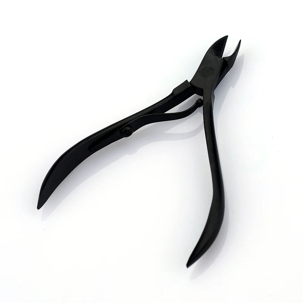 All Black Diagonal Mouth Thick Toe Nail Cutter Slant Edge Tip Nail ...