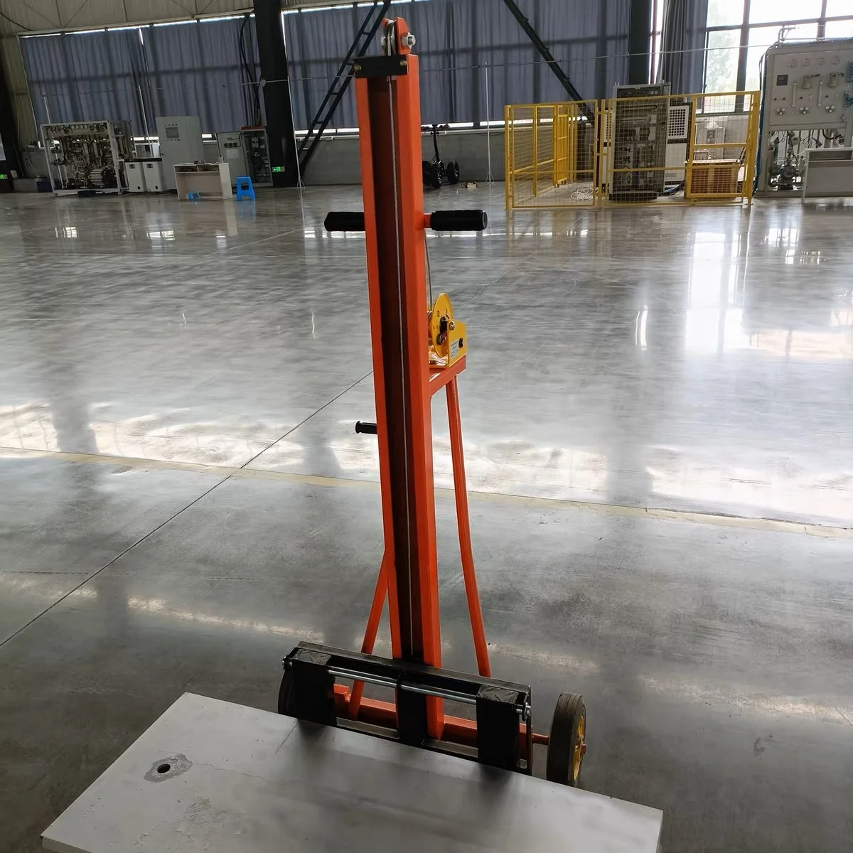 Hand Operated Lifter Manual Winch Stacker Manual Mini Forklift - 200kg ...