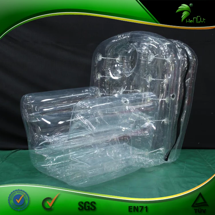 Bondage Inflatable Chair - Customizable Transparent PVC Toy