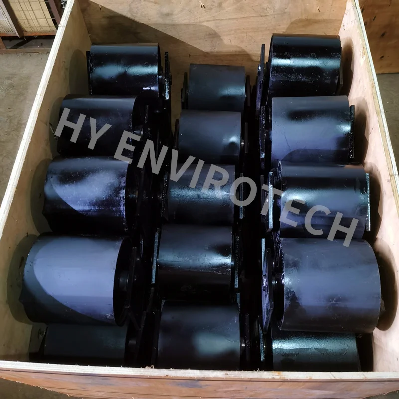 8-5/8"x 10" Ground Roller With 12.5" Shaft Used On Roll Off Container ...