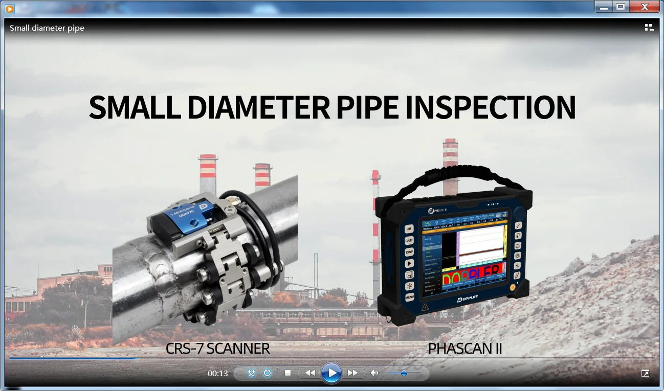 Doppler NDT CRS-7 Weld Chain Scanner for Pipe Inspection