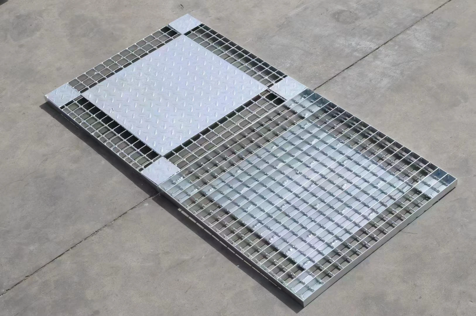 Steel Grating Pavement Structure Steel Grating / Metal Stainless Steel ...