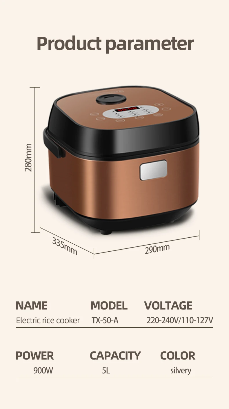 Smart Multi 3l Electric Rice Cooker Non-stick Healthy Fast Cooking ...