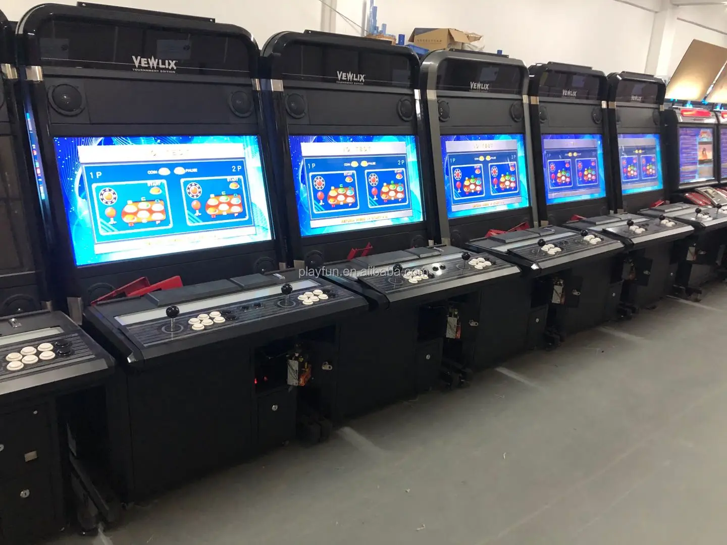 Coin Operated Games Vewlix Style Arcade Cabinet Street Fighter Arcade Video Game Machine Tekken ...