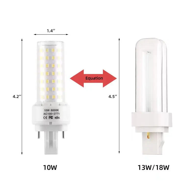 High Quality G23 Gx23 Led Corn Light Bulb 3000k 4000k 6000k 10w Gx23 ...