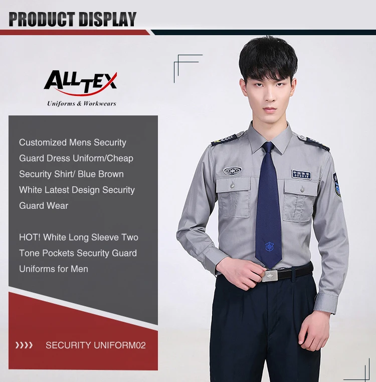 Security Uniforms China Uniforms Security Guard Uniform Set for ...