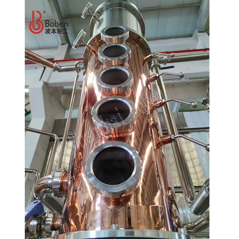 Boben 300L Whisky Gin Brandy Rum Copper Reflux Column Distillation ...