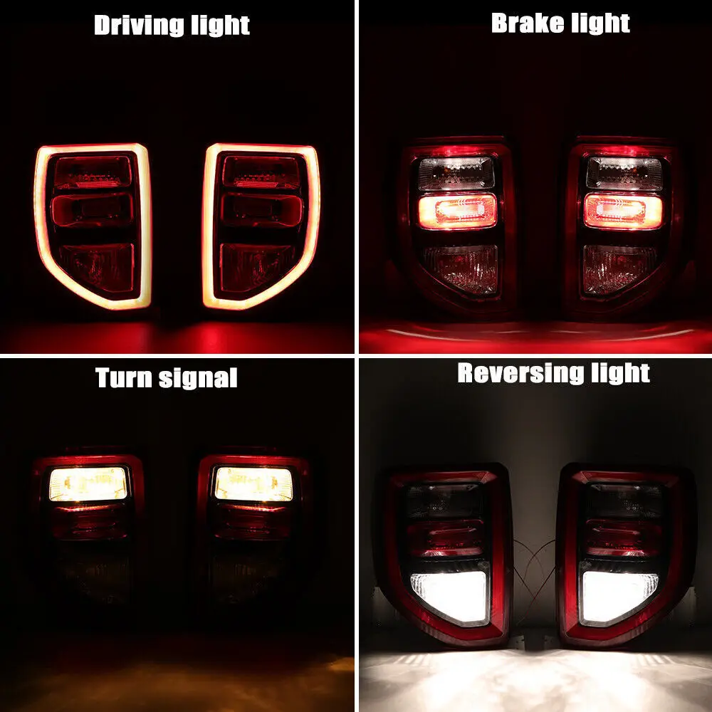 Wholesale Red Rear Brake Lamps Halogen Tail Light for Ford Bronco Sport ...