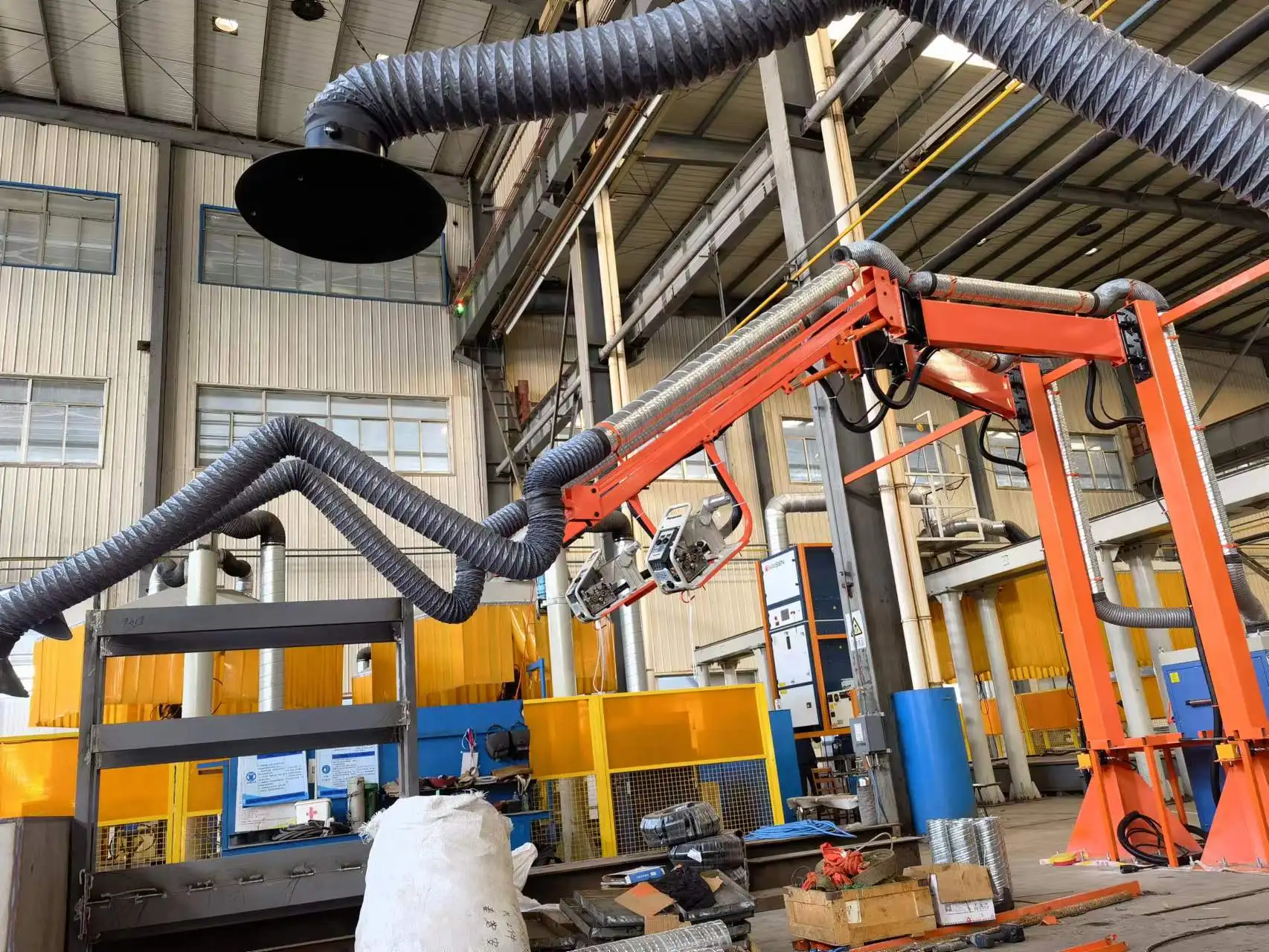 Industrial Auxiliary Welding Cantilever Wire Feeder Balancer Boom ...