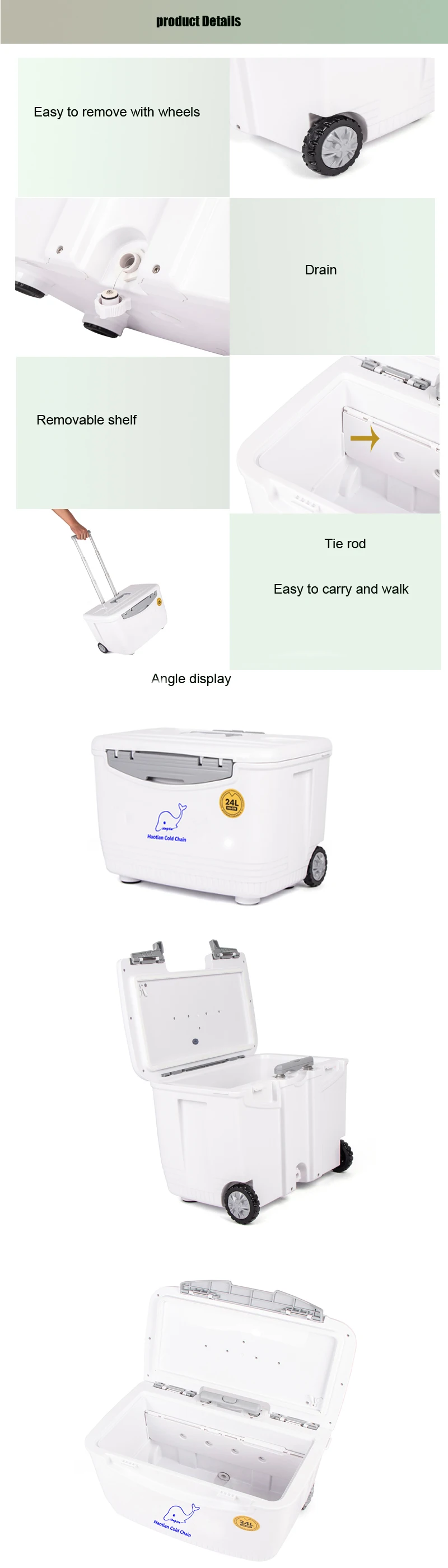 Laboratory Cooler Box Insulated Type Hospital Doctor Vaccine Carrier ...