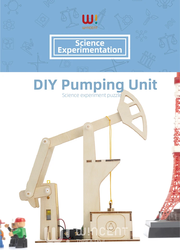 Factory Price Pumping Unit DIY Model Children'S Classroom Educational ...