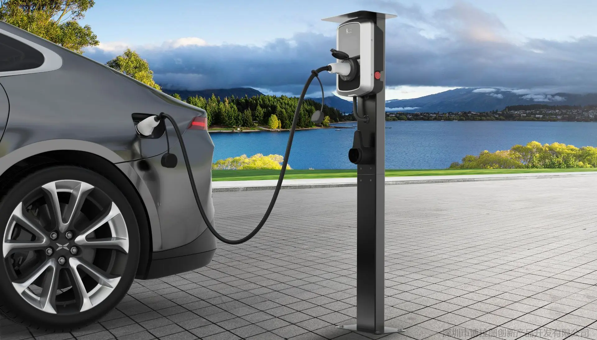 32A 22KW Charging Pile Charging Double Gun European Standard IEC 61926 ...