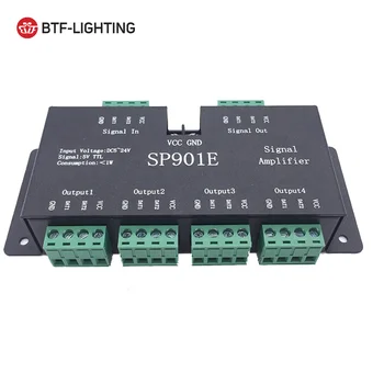 Sp901e Dc5v-24v Spi Led Signal Amplifier For Ws2811 Ws2812b Sk9822 ...