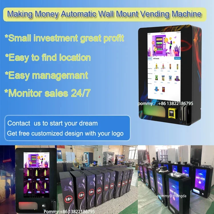 Wall-mounted Mini Vending Machines - Efficient & Versatile