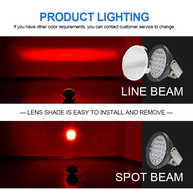 Warehouse Overhead Crane Warning Light 120w High Brightness Red Zone ...
