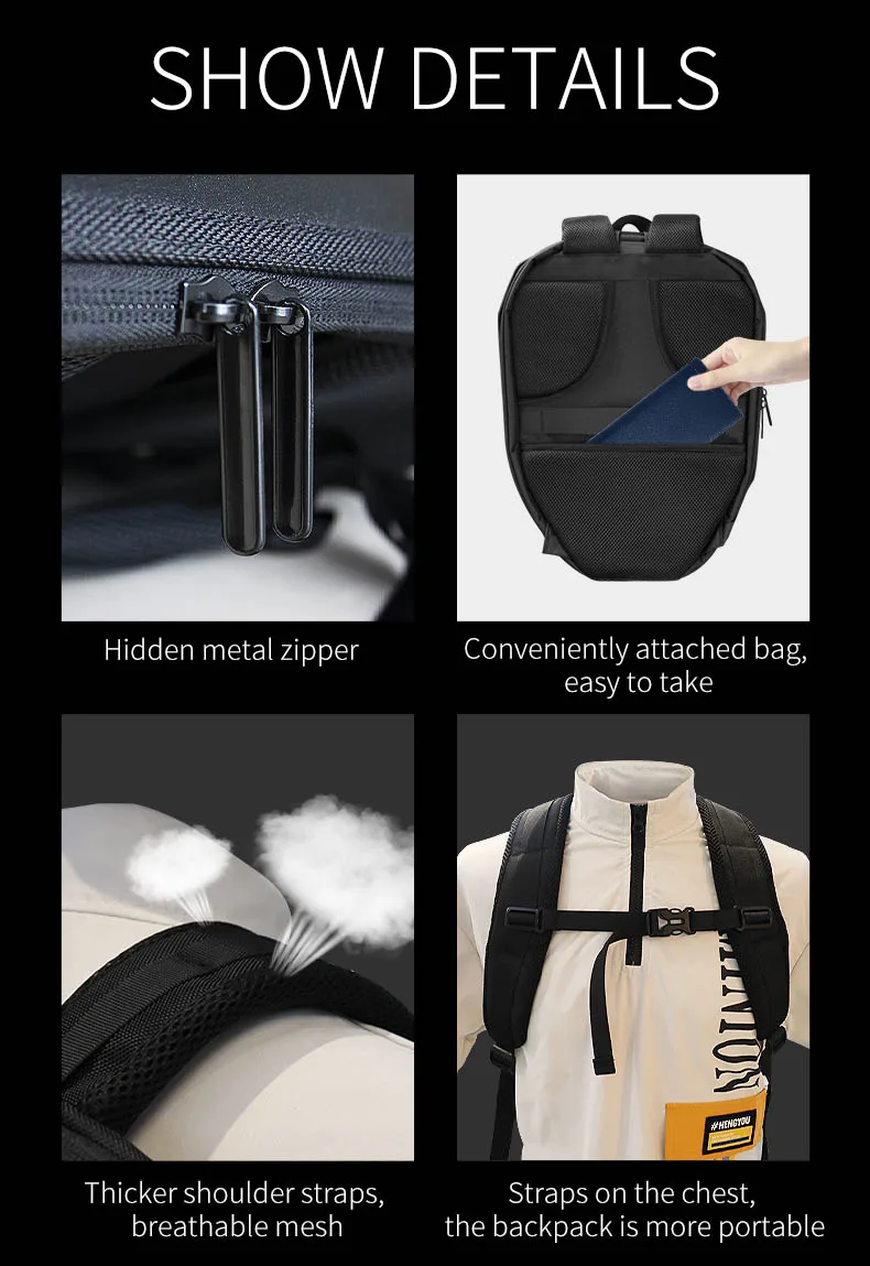 LOY LED Backpack School Bag Fashion Super Bags With Screen 19inch ...