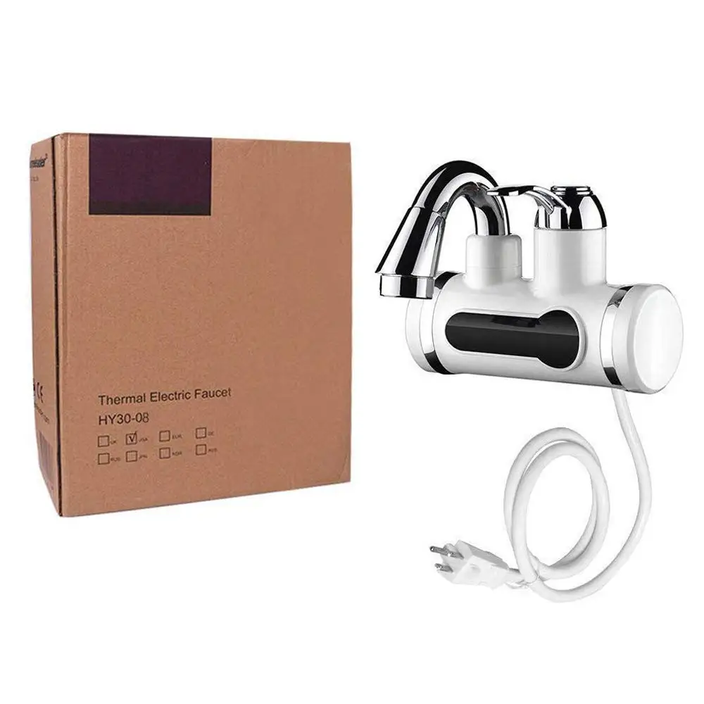 Instant Electric Water Tap Electric Kitchen Faucet Stainless Steel ...