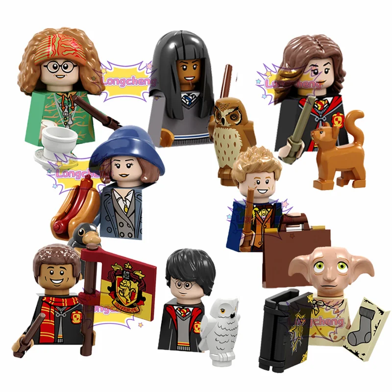 Magic Harry Trelawney Cho Chang Hermione Dobby Mini Bricks Building ...