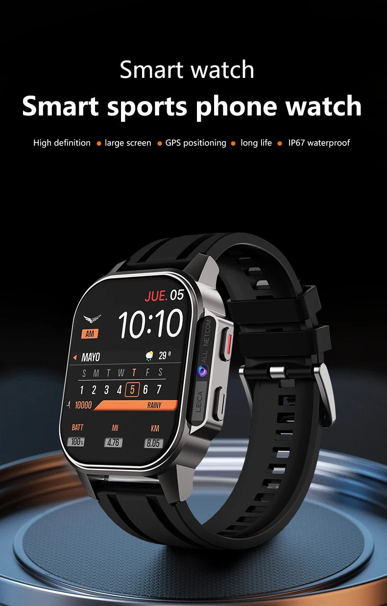 B22 4G Smartwatch - Advanced Features and IP67 Waterproofing