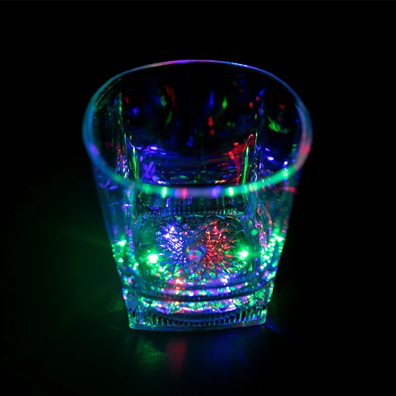 Creative Led Inductive Rainbow Party Flashing Light Whisky Mug Beer Cup ...