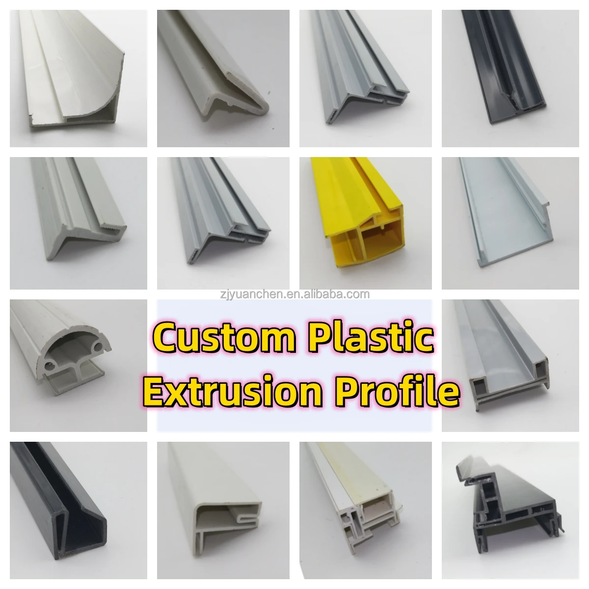 Upvc/pvc Plastic Profiles Factory Extrusion Custom Sliding Series ...