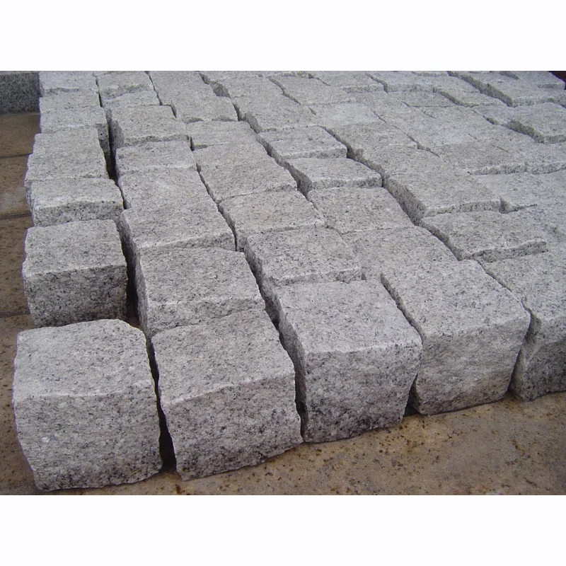 outdoor garden cube cobble road paver stone block per square meter ...