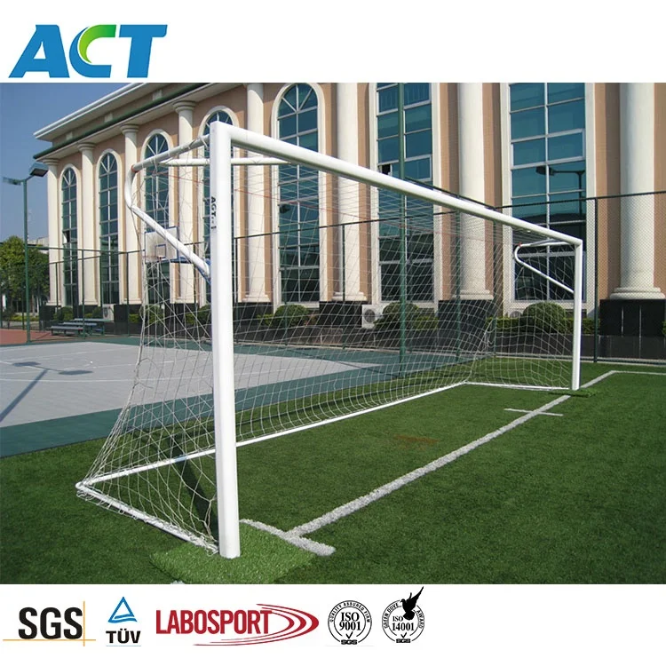 Stanchioned Aluminum Football Goal Post - Durable & Shatter Proof