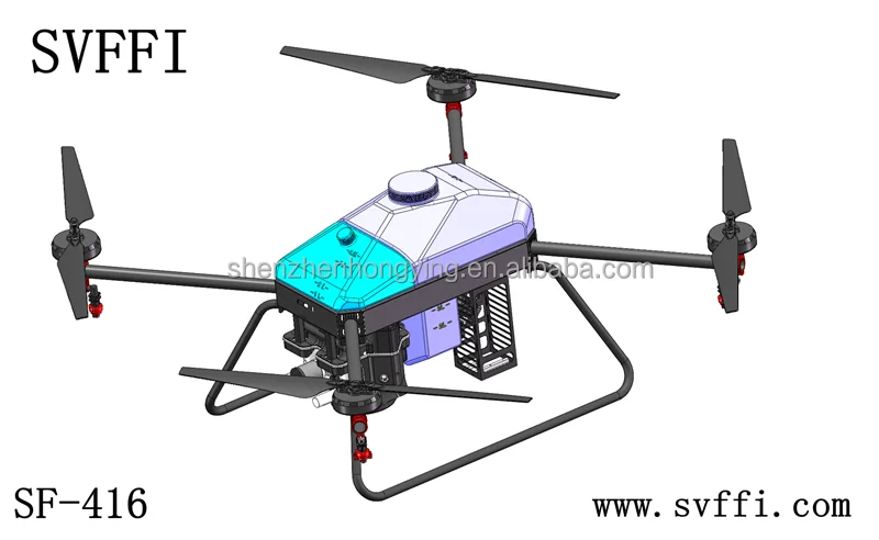 Sf416 Oil-electric Hybrid Power Agriculture Drone X4-f6000 Hybrid Uav ...