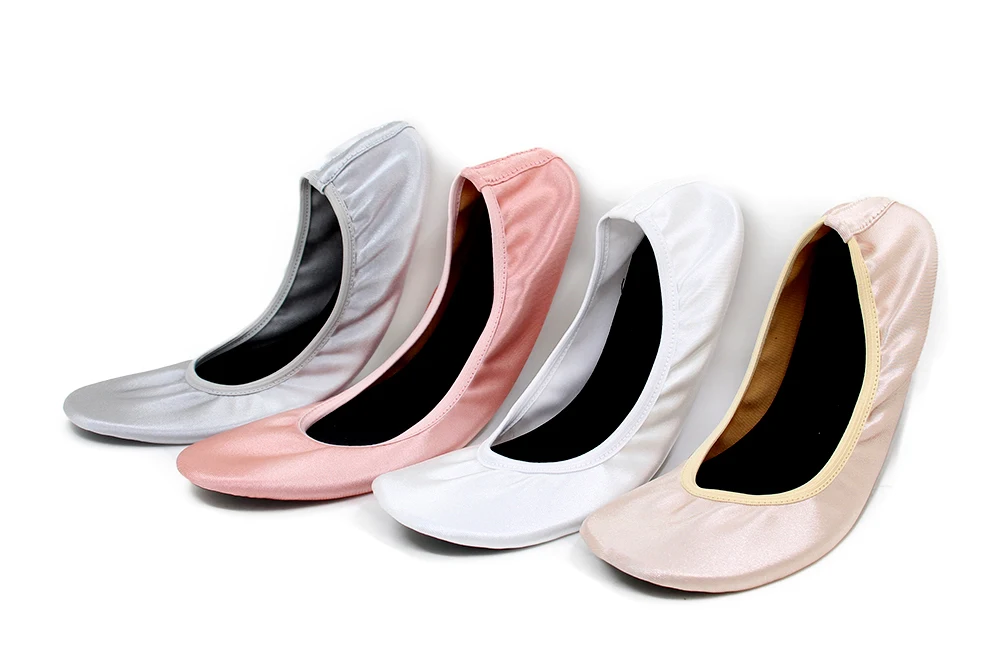 Hot Sale Colorful Roll up Ballerina Shoes Satin Rollable Shoes| Alibaba.com
